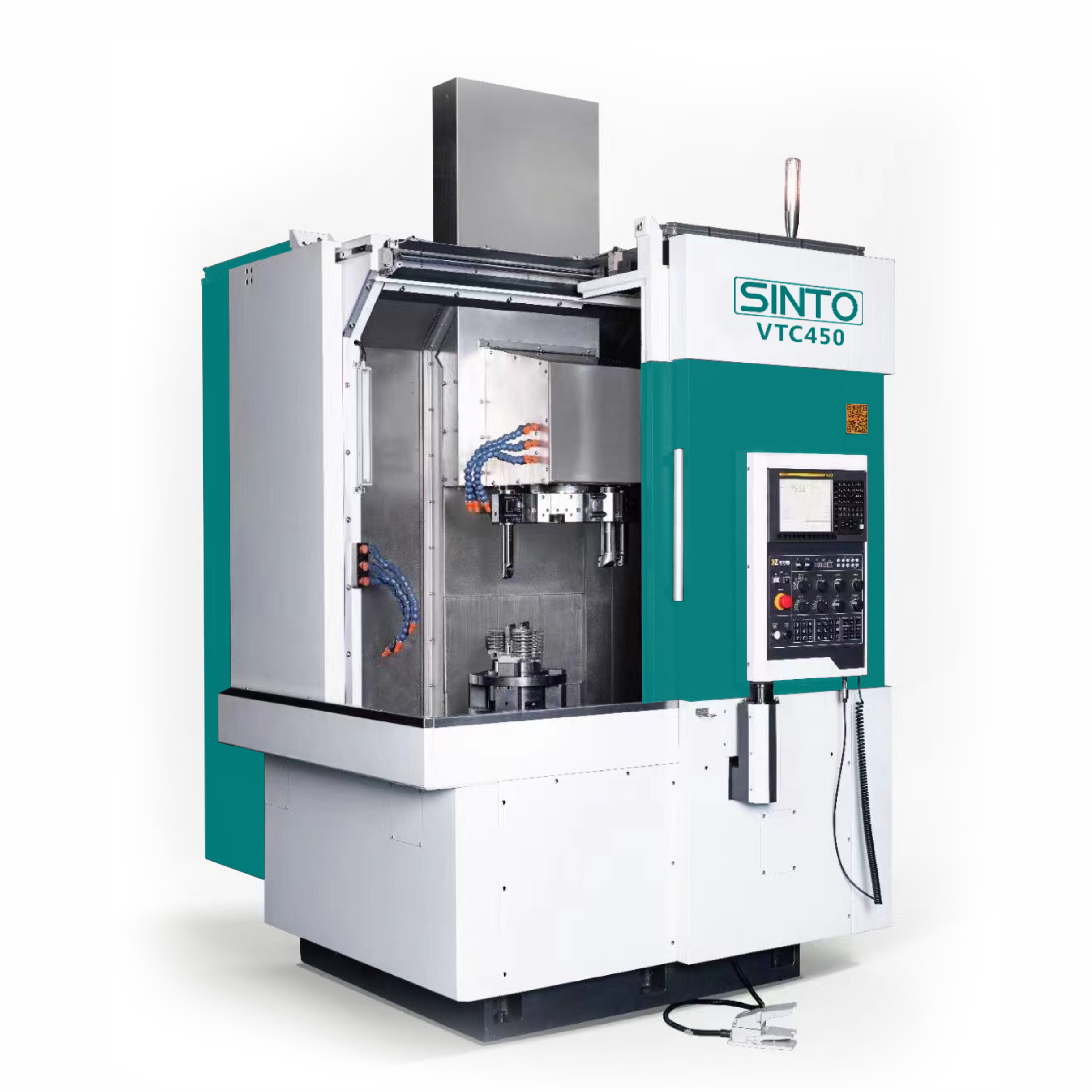 VERTICAL TURNING CENTERS with HEAVY-DUTY MACHINING VTC450 - Sinto CNC ...