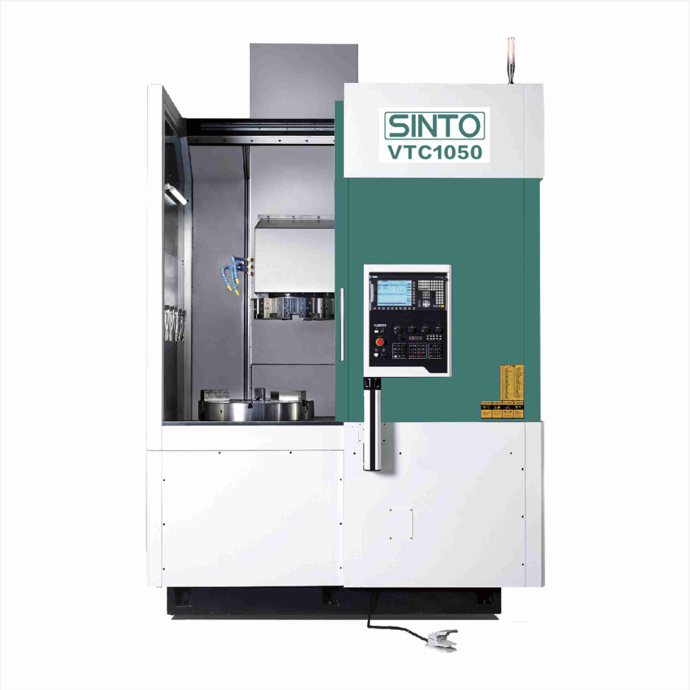 VERTICAL TURNING CENTERS with HEAVY-DUTY MACHINING VTC1050 - Sinto CNC ...